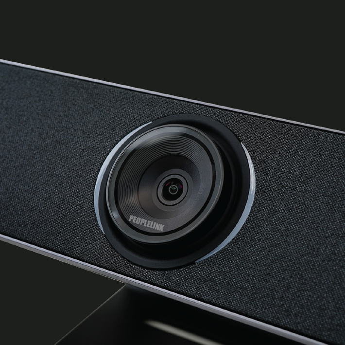 4K All in One Video Sound Bar with wide angle 121° FoV- Peoplelink 4K